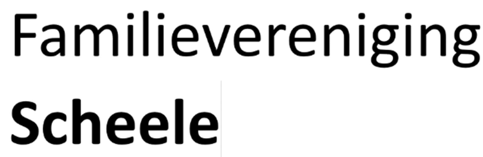 Familievereniging Scheele | 450 jaar Scheele’s in Nederland